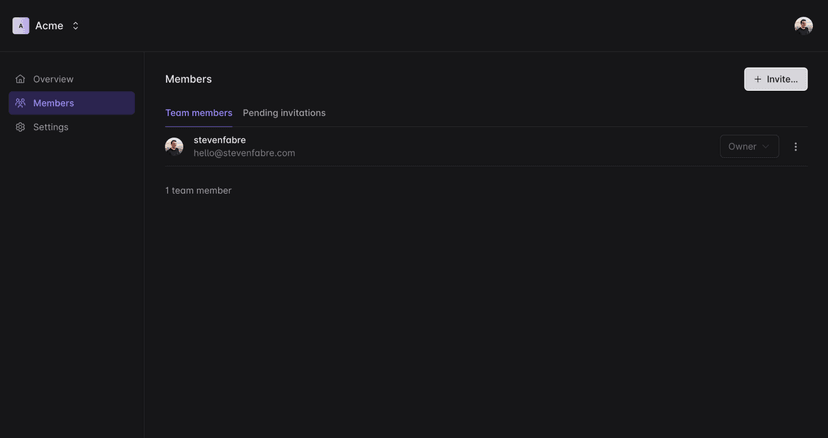 Manage team members | Platform | Liveblocks