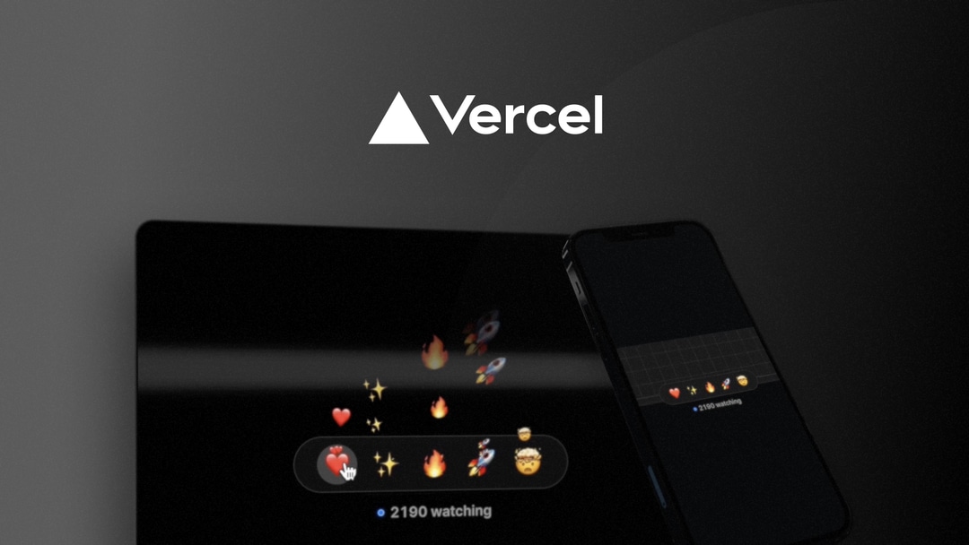 How Vercel used live reactions to improve engagement on their Vercel ...