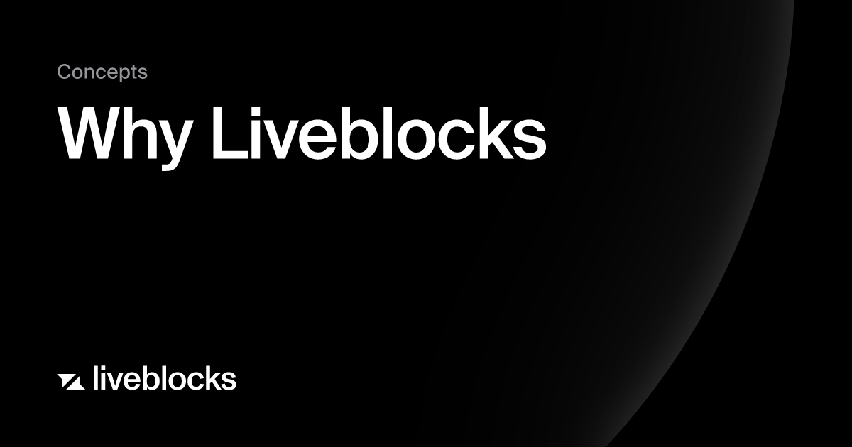 Concepts Why Liveblocks Liveblocks Documentation