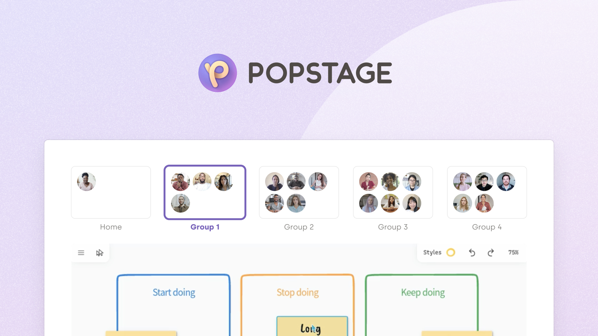 PopStage built all kinds of collaborative experiences with tailored ...