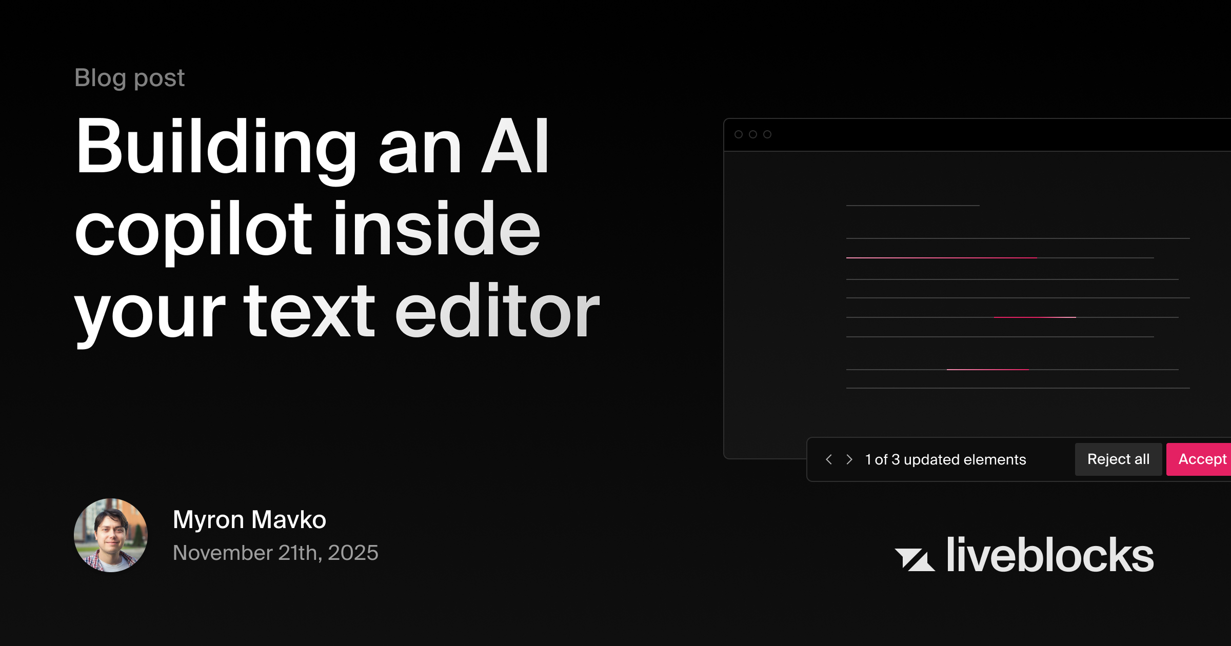 Building an AI copilot inside your Tiptap text editor | Liveblocks blog