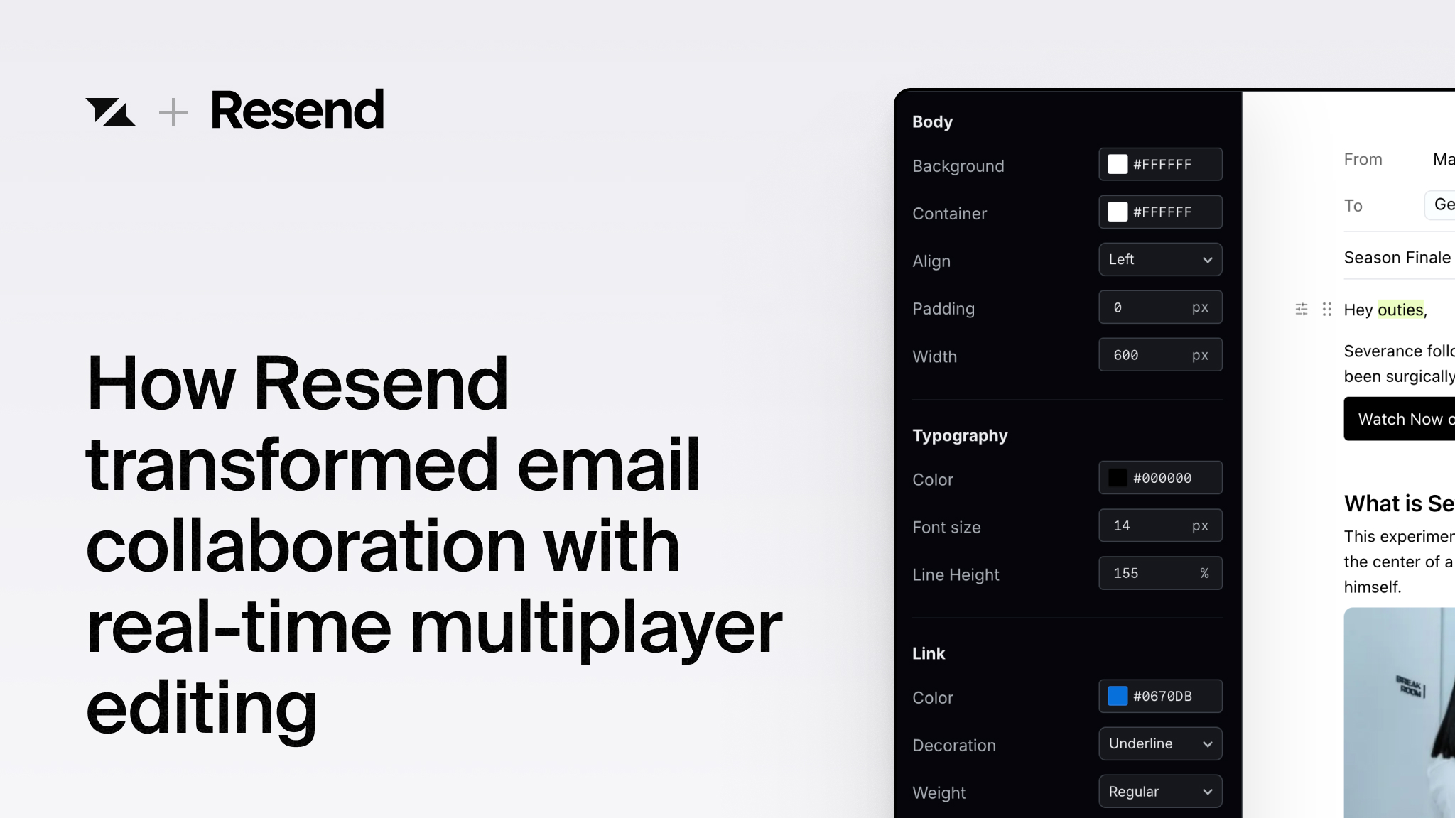 How Resend transformed email collaboration with real-time multiplayer editing | Liveblocks Blog