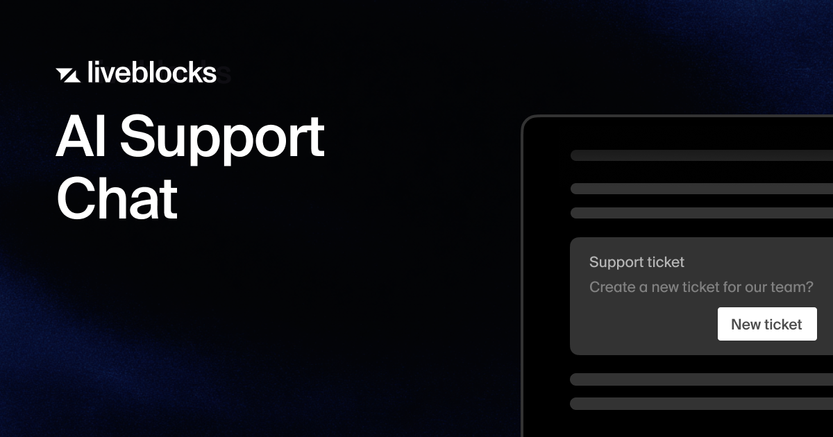 AI Support Chat | Liveblocks Example