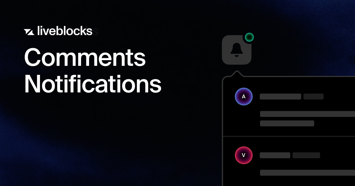 Comments Notifications | Liveblocks Example Comments Notifications | Liveblocks Example