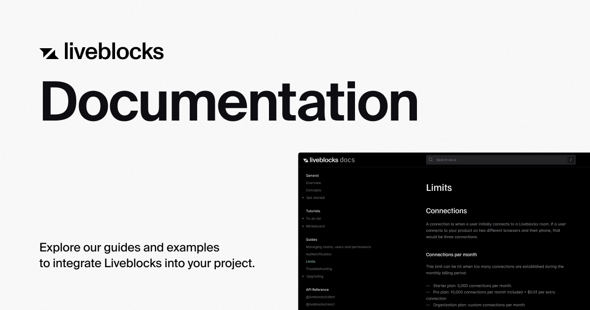 Documentation Liveblocks Documentation